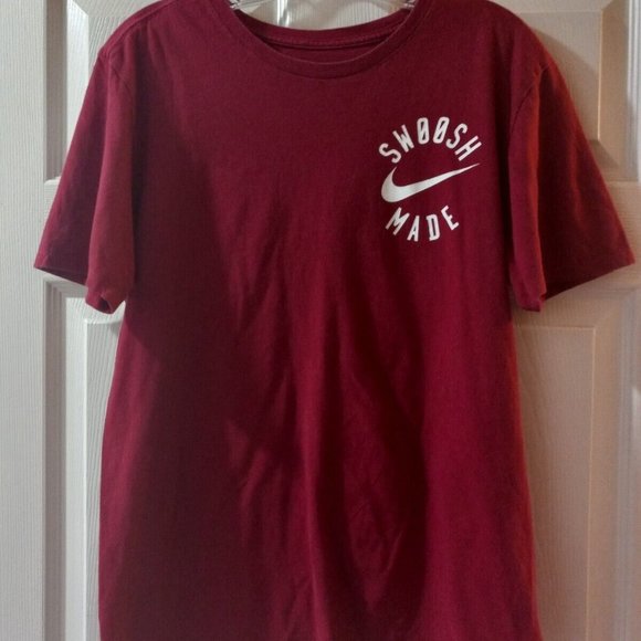 Nike | Shirts | Nike Swoosh Men Double Sided Tshirt Size Medium | Poshmark